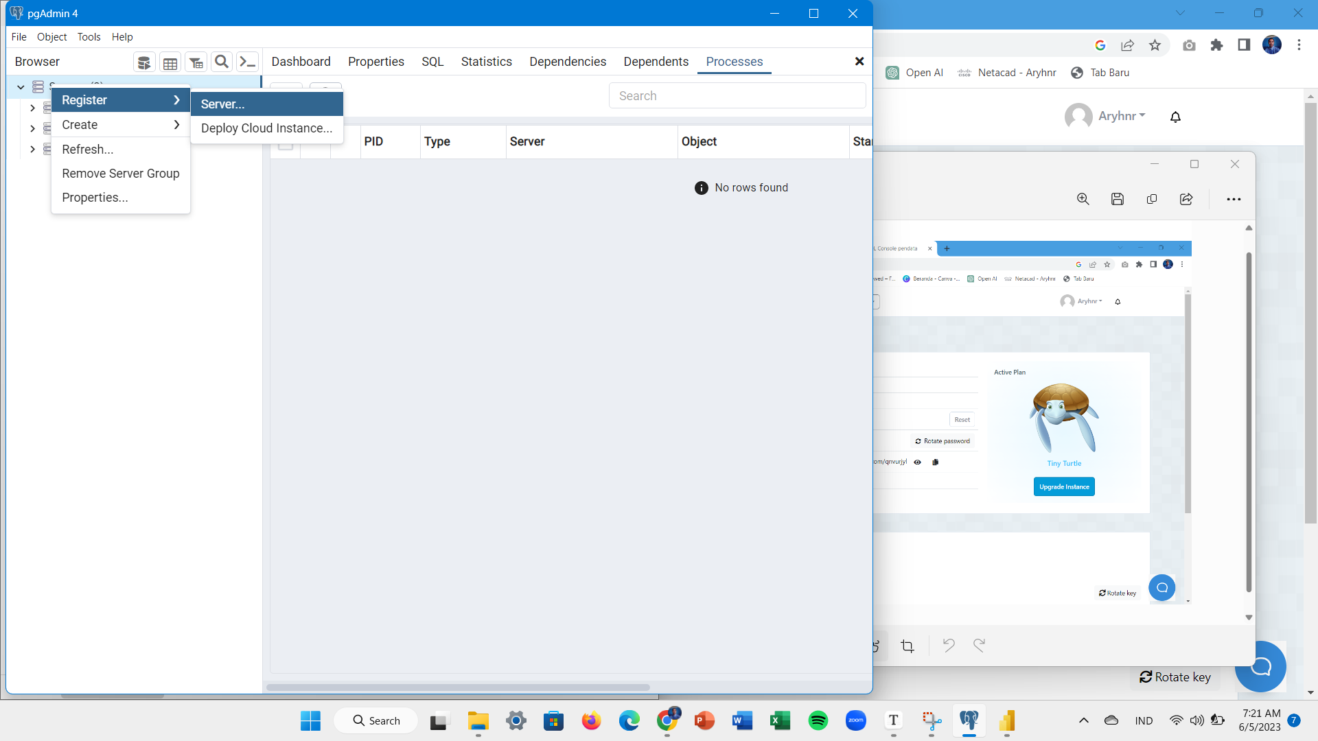 Membuat akun di elephantSQL — My sample book